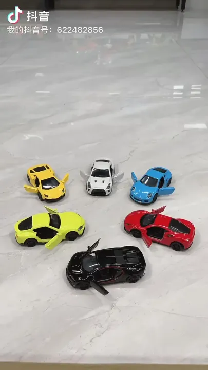 1:43 Scale Diecast Model Simulation Sports Car Toy Vehicle Collection ...