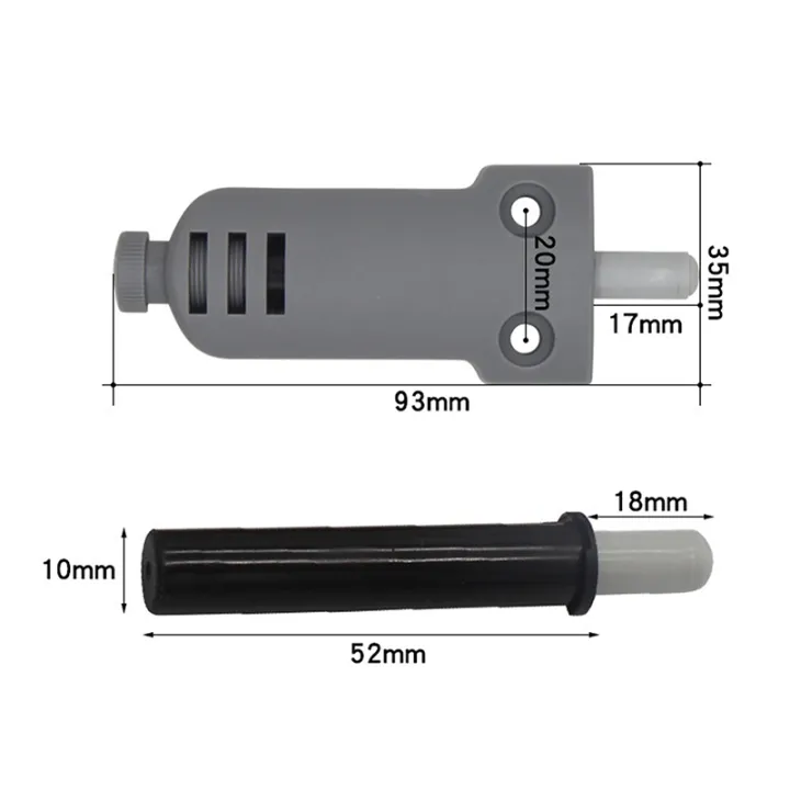 1/2Pcs Cabinet Catches Damper Buffers Wardrobe Stopper Drawer Door ...