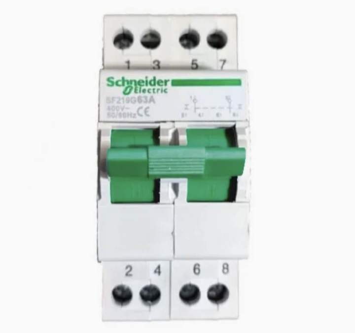 Change Over Breaker Schneider Double Pole 400V / 63A Changeover Breaker ...