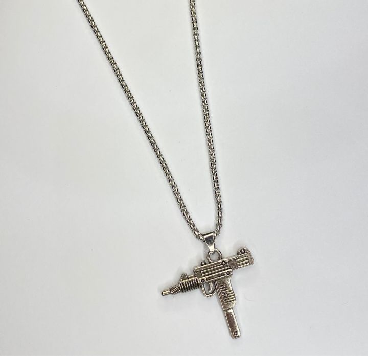 Uzi gun Chain Stainless steel. | Daraz.pk