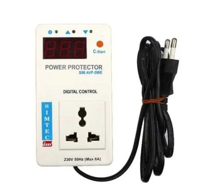 SIMTEC Measure and Control Automatic Digital Power Protector – Digital ...