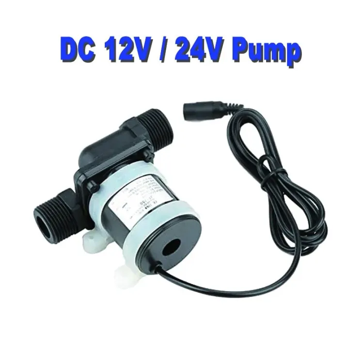 JT-750 DC 12V 24V Brushless Solar Motor Water Pump Water Heater Shower ...