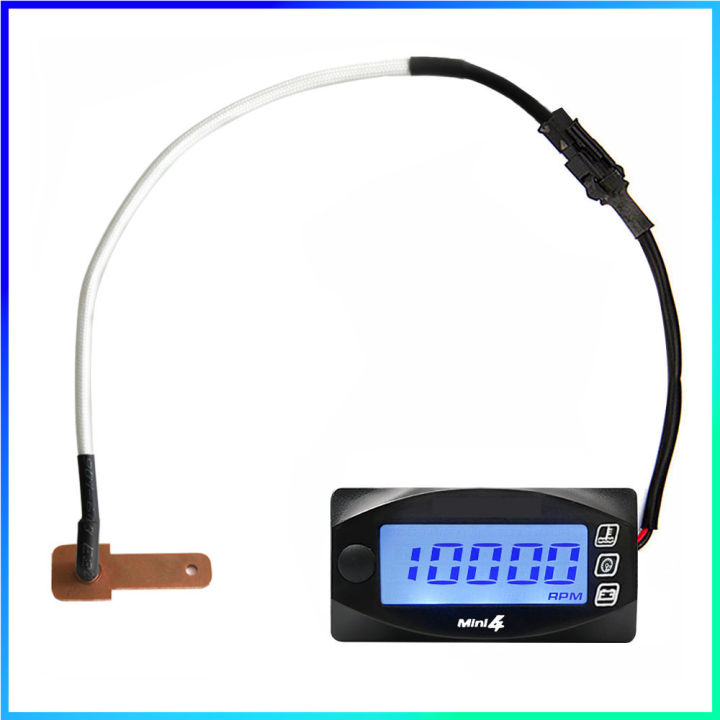 Koso Motorcycles MINI 4 DUAL TEMP METER Fin Type Sensor Voltage Time RPM thermometer LED Digital ...