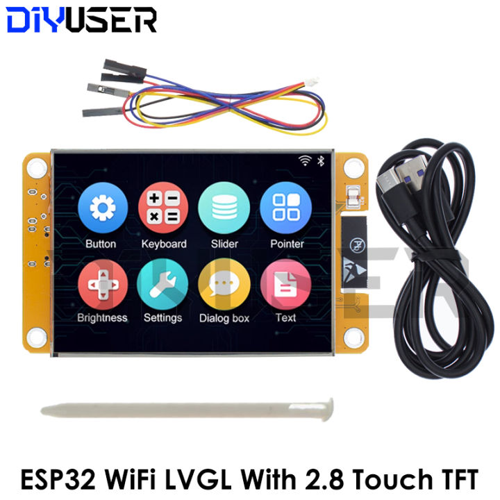ESP32 Arduino LVGL WIFI&Bluetooth Development Board 2.8 " 240*320 Smart Display Screen 2.8inch ...