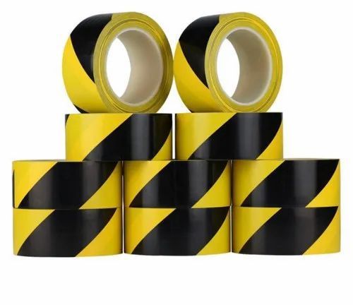 Black and Yellow Hazard Floor Marking Tape, 50 mm * 33 meter. | Daraz ...