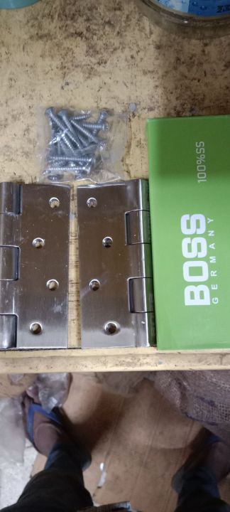 4 - Inch Stainless Steel Boss Hinges for Doors : Simple Installation ...