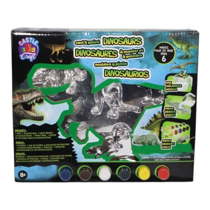 (D). NEW CAST AND PAINT DINOSAUR CRAFT KIT | Daraz.pk