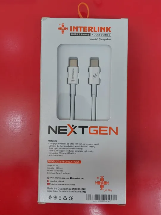 Interlink Fast Type C to iOS Nex Generation PD Quick Cable 5.0 | Daraz.pk