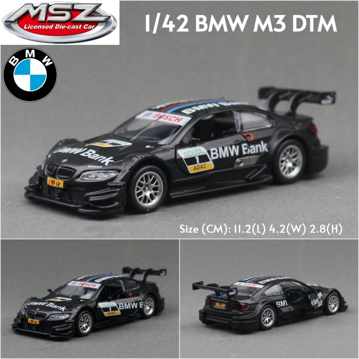 MSZ 1:42 BMW M3 DTM black white Exquisite hanging model classic car ...