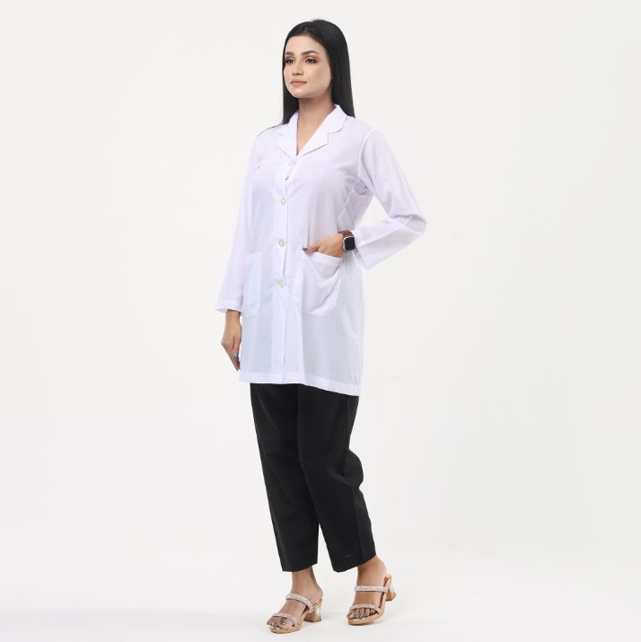 Female Medical Apron with Cotton Fabric | Female Doctor Apron | Lab ...