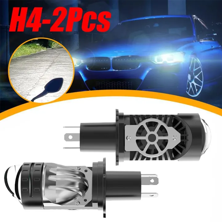 2 Pc H4 Projector Headlight Bulb 110 Watt Pair Car Jeep Hi Quality ...