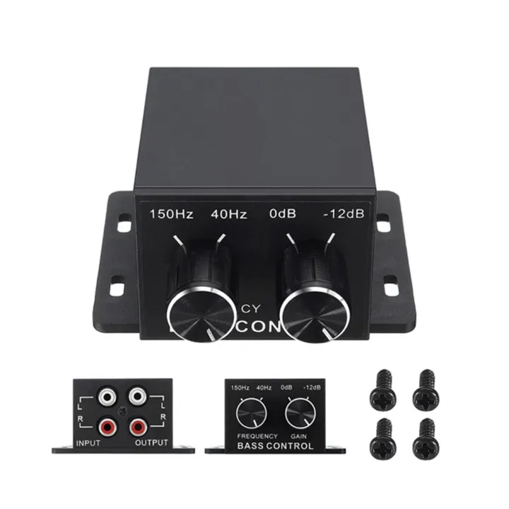 Auto Power Amplifier Practical RCA Output Interface Adjustable Bass ...