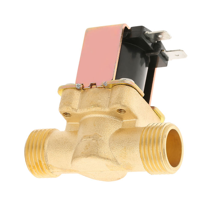 1/2" DC 12V Normally Closed Brass Electric Solenoid Valve Keep The ...