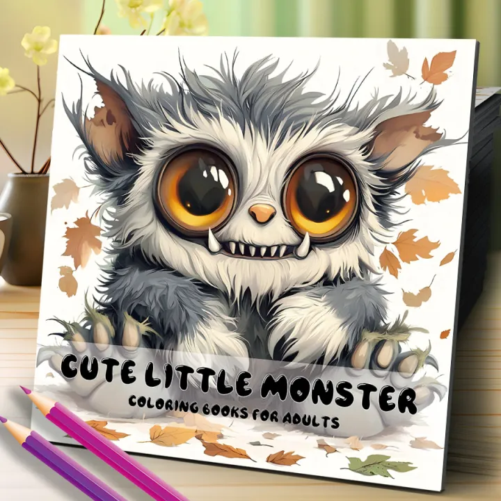 Cute monster Colouring Book | Daraz.pk