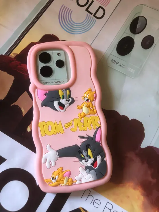Dcode Bold 3 Tom & Jerry Case Soft Premium Silicone Back Cover for ...