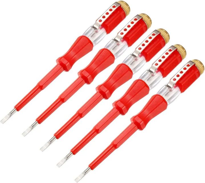 Test pen AC 100- 250V 3.5MM High Brightness Screwdriver Test pen | Daraz.pk