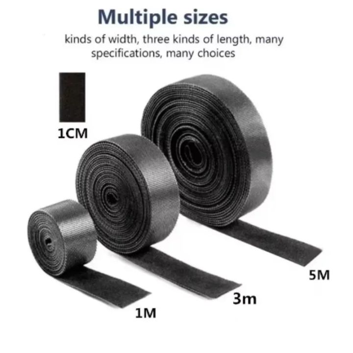 Reusable Fastening Tape Cable Ties, Multi-Purpose Cord Organizer ...