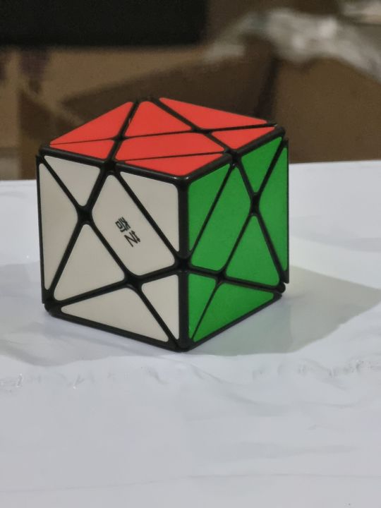 QIYI Axis Cube 3x3x3 Magic Cube Professional Puzzle Speed Cube Fidget ...