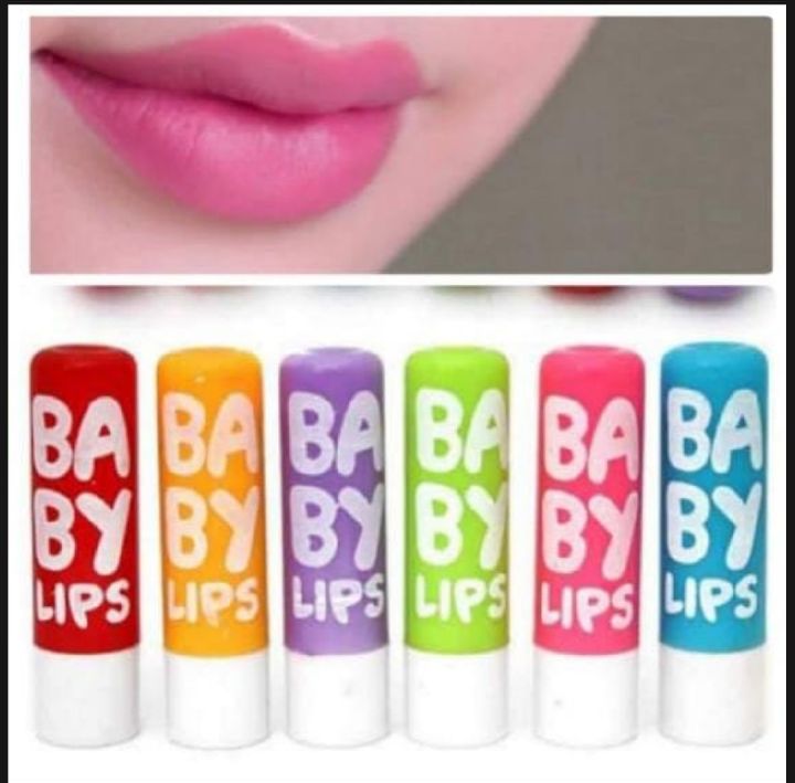 Crazy Baby Lips Lip Balm – Pack of 1/3/6/12 | Beautiful Colors | Long ...