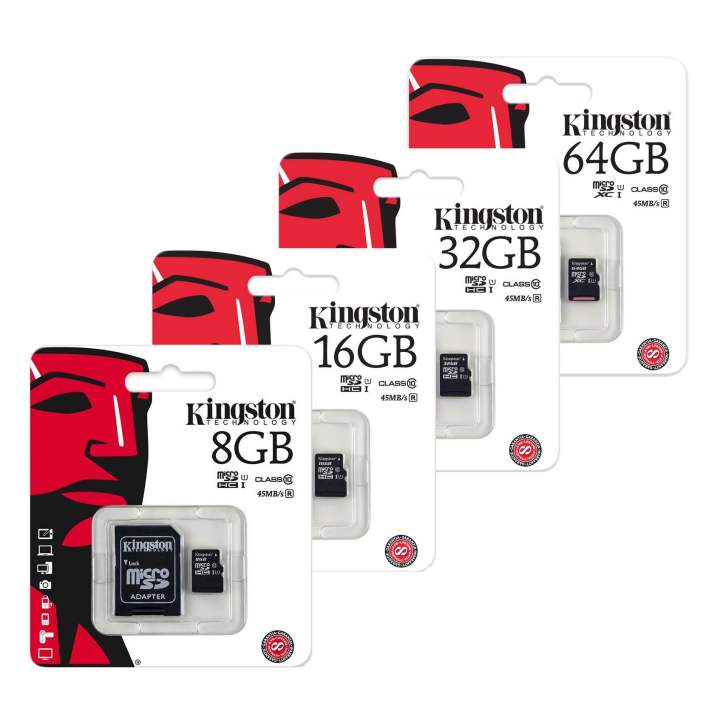 Kingston Class 10-micro SD HC 8GB 16GB 32GB 64GB 128GB Memory Card TF ...