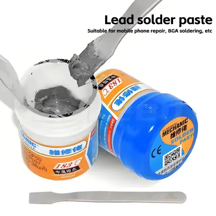 Tin Paste MECHANIC Reballing Solder Paste Smd Solder Tin Scraping Knife ...