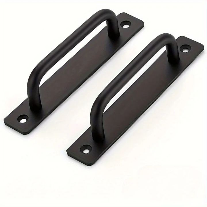 2pcs Barn Door Handles, Sliding Door Handle, Black Cabinet Handles ...