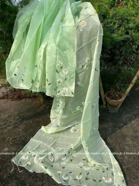 Hand Print Saree New Design | Daraz.com.bd