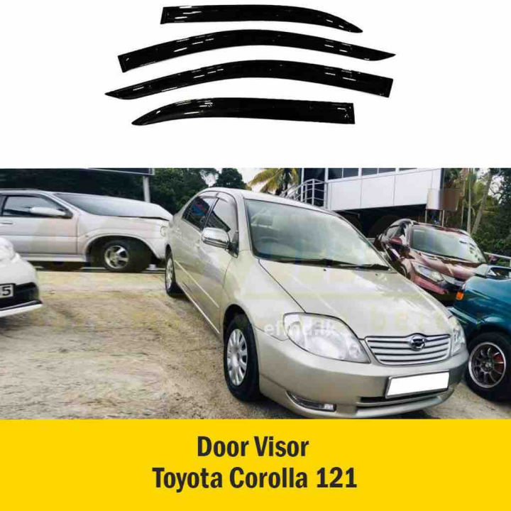 Toyota Corolla 121 door visor | Daraz.lk