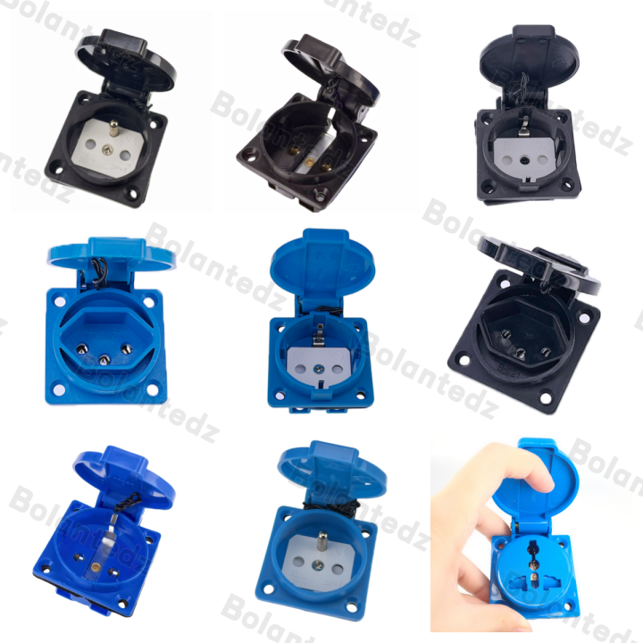 Universal Brazil Swiss AU US UK EU Outdoor Waterproof Industry Socket ...