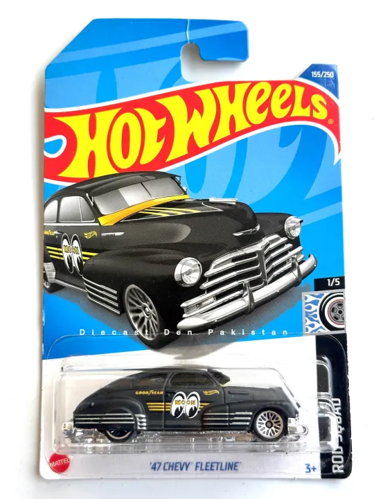 Hot Wheels ‘47 Chevy Fleetline Black Moon Eyes Rob Squad | Daraz.pk