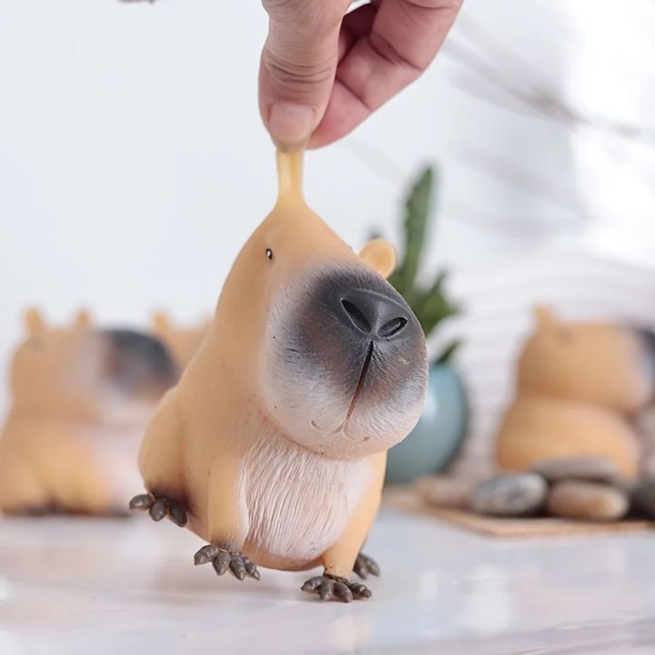 Cute Capybara Porpoise Squeeze Toy Quick Rebound Durable TPR Material ...