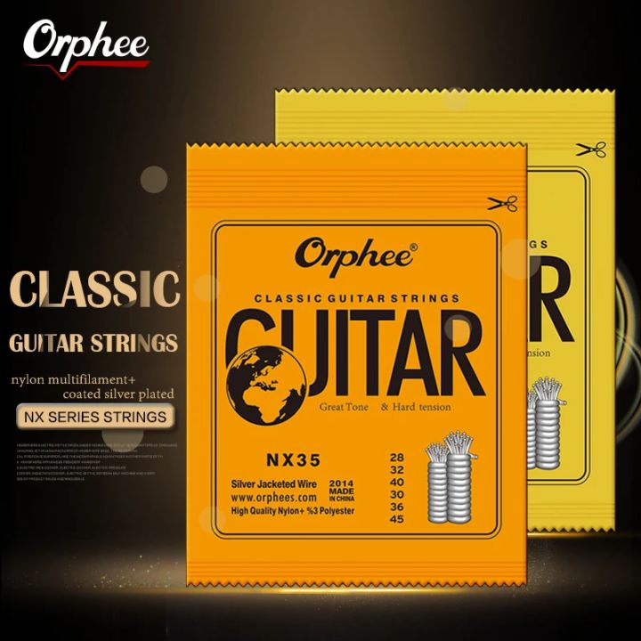 Orphee Nylon Classical Acoustic Guitar String Silver Plated Wire Hard ...