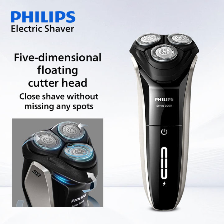 Philips S3208 Luxury Electric Shaver Fast Charging Trimmer Full Body ...