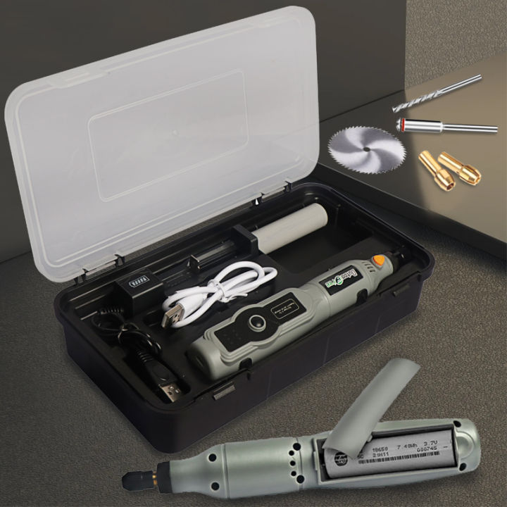 USB Cordless 3 Speed Mini Drill For Jewelry Metal Glass Woodworking ...