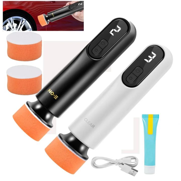 40W Mini Waxing Polishing Machine 12000RPM Cordless Car Paint Scratch ...