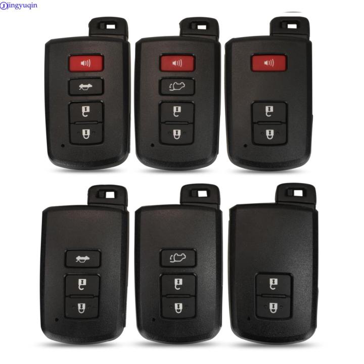 jingyuqin Remote 3/4 Button Car Key Case Shell For Toyota Camry Corolla ...
