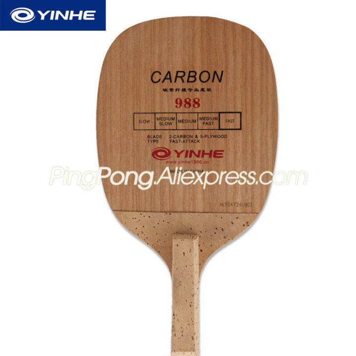 Original YINHE 988 Carbon Table Tennis Blade Fast Attack Japanese ...