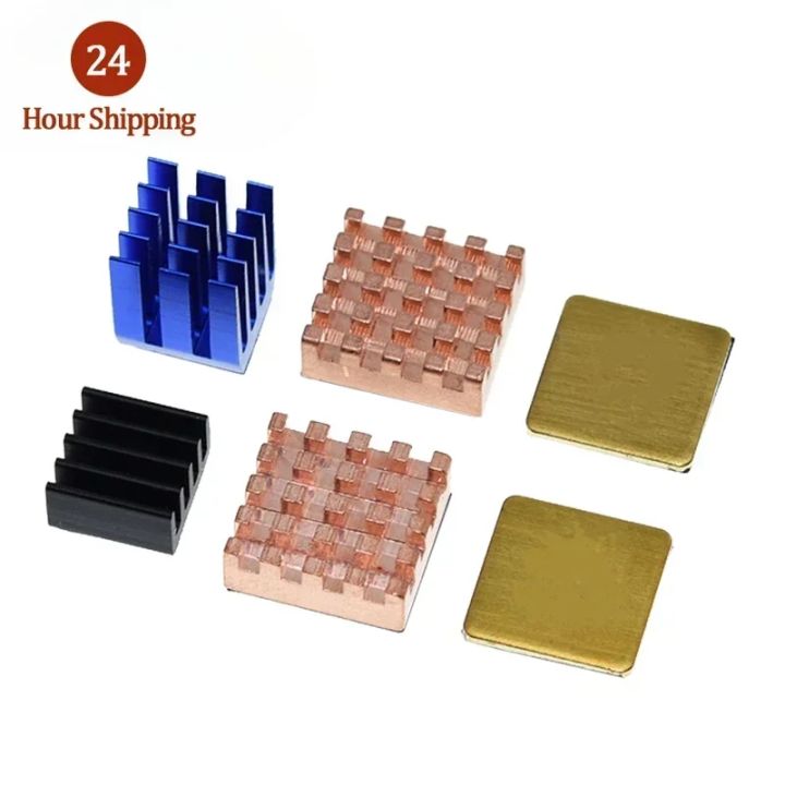 For Raspberry Pi 3 4 B Heatsink Copper Aluminum Heatsink Radiator ...