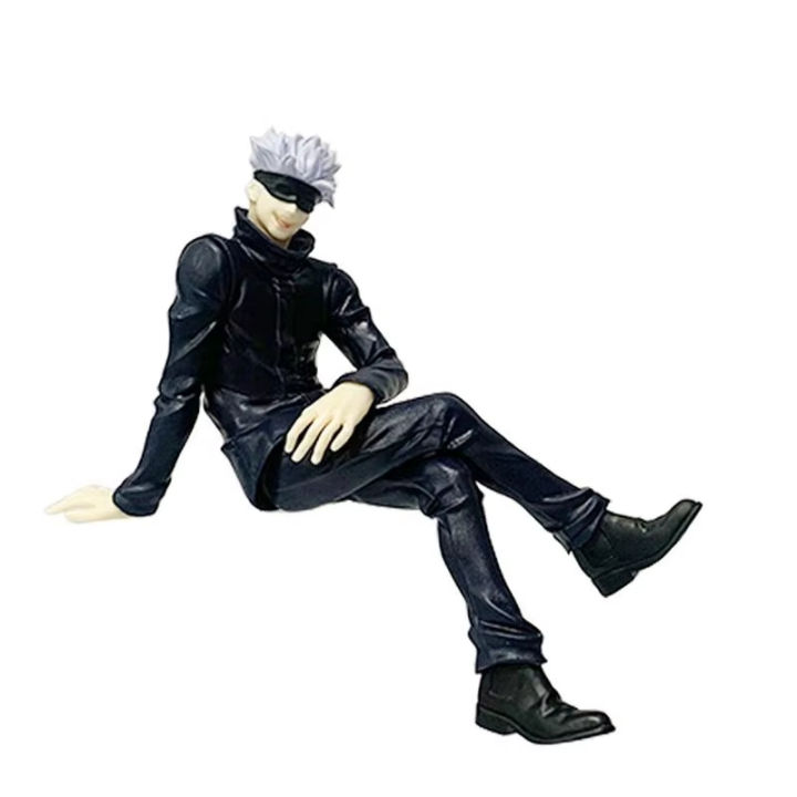 Hot New Jujutsu Kaisen Anime Figure Sitting Satoru Gojo Figure ...
