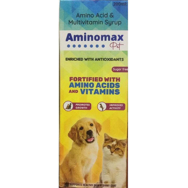 Aminomax Pet Supplement Syrup For Cat and Dogs 200mL | Daraz.lk