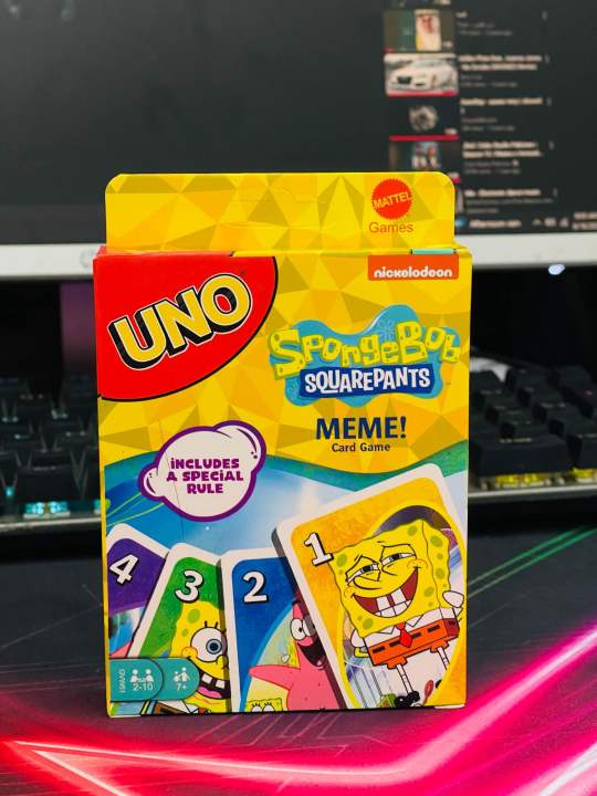 UNO Spongebob MATTEL Card with user manual | Daraz.com.bd