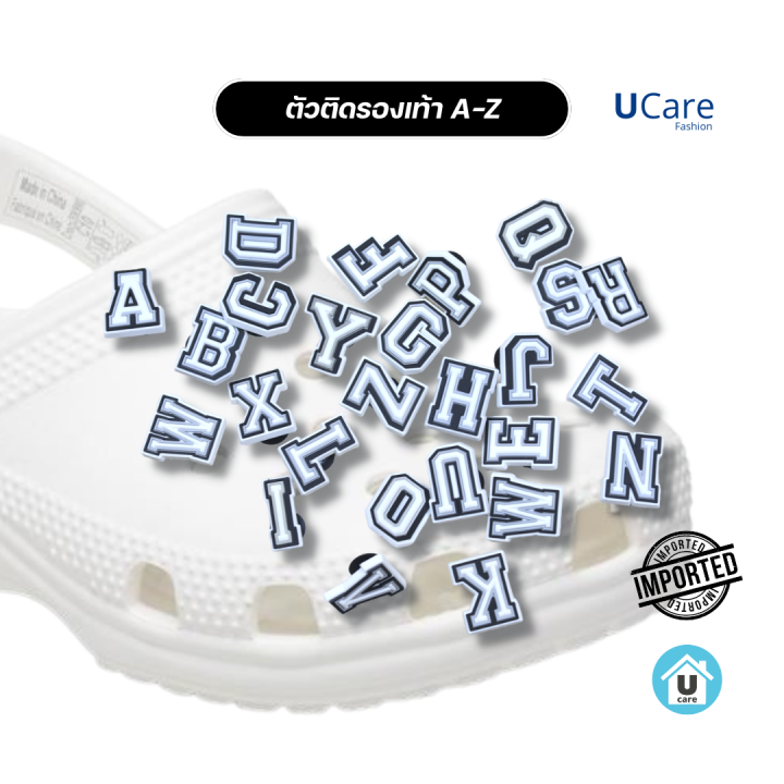 Jibbitz A-Z character Big Head shoes rare cartoon pattern Thailand ...