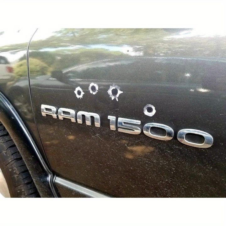 24-Pack Realistic Bullet Hole Decals - Safe For Paint, Perfect For ...