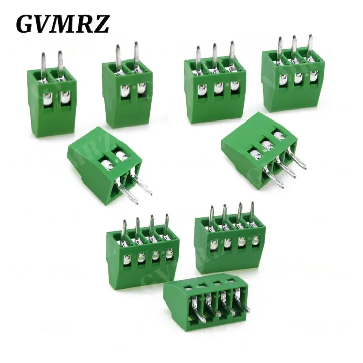 5PCS KF120 2.54mm Pitch 2p/3p/4p Straight Pin Pcb Screw Terminal Block ...