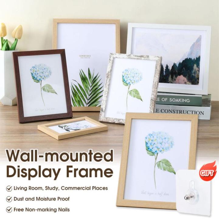 Multi Size Wall-mounted Display Frame Wooden Photo Frame High Quality ...