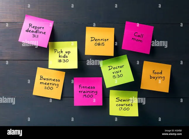multi color pack sticky notes for book, to-do's multiple stickers pack ...