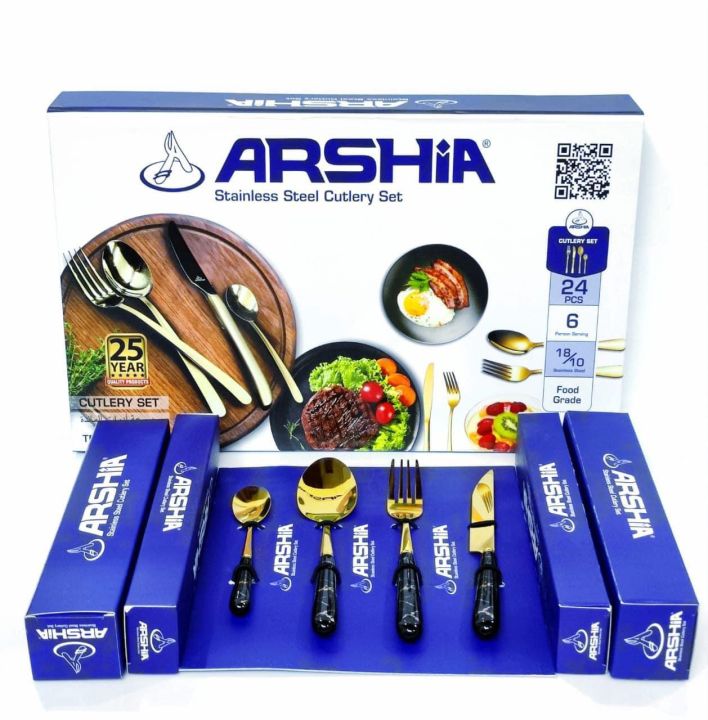 ARSHIA Stainless Steel Cutlery Set | Daraz.pk