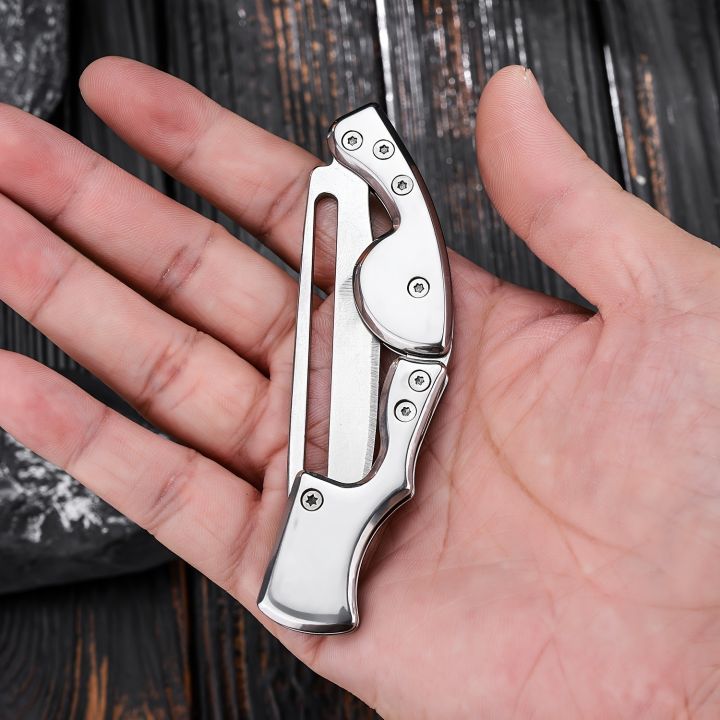 Mini pocket folding knife portable life-saving knife self-defense knife ...