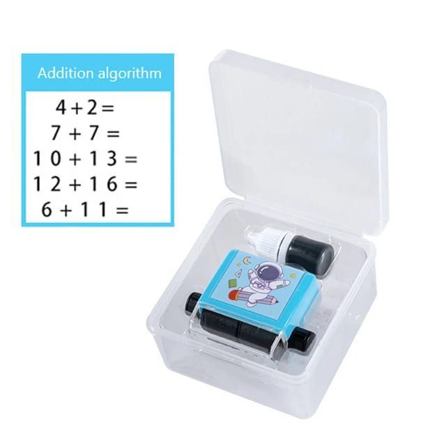 Math Stamp Roller Addition And Subtraction , multiplication , division ...