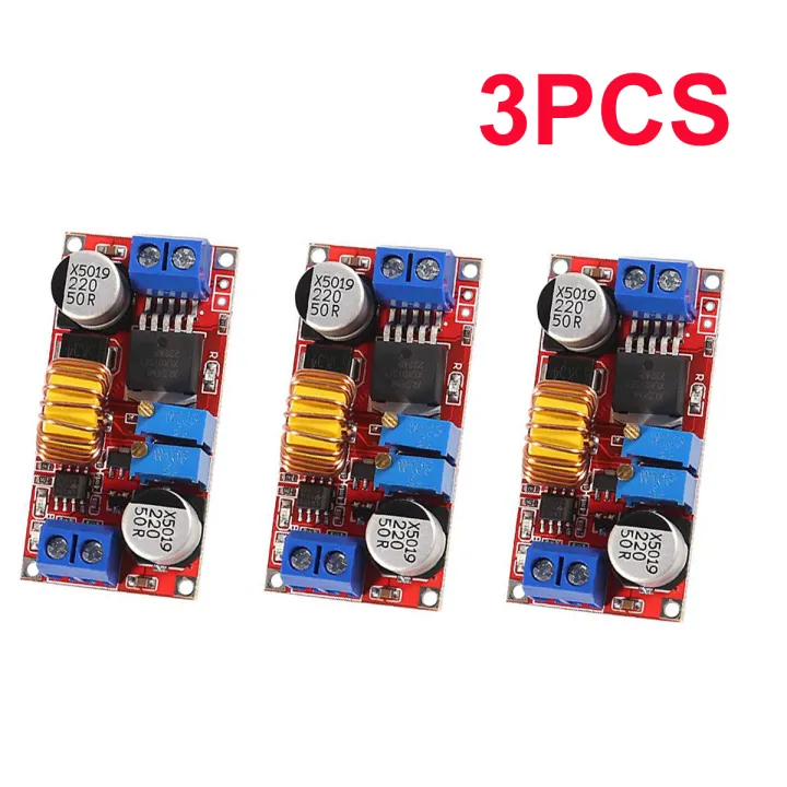 3pcs 5A DC-DC Adjustable Buck Converter XL4015 4-38V to 1.25-36V Step ...